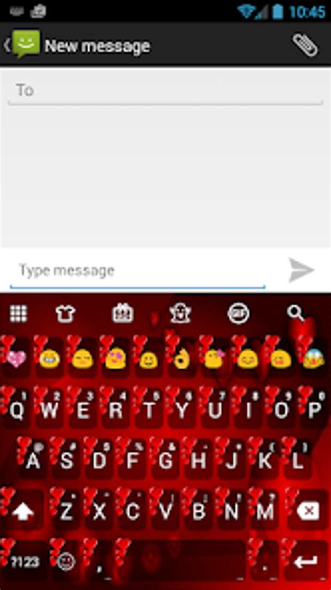 emoji keyboard valentine red 2 pour android télécharger