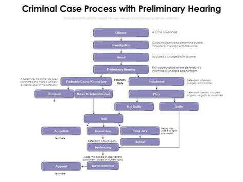 Criminal Case Process With Preliminary Hearing Ppt Powerpoint