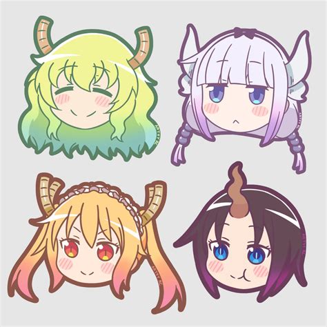 Kanna Kamui Tohru Lucoa And Elma Kobayashi San Chi No Maidragon Drawn By Artsy Rc Danbooru