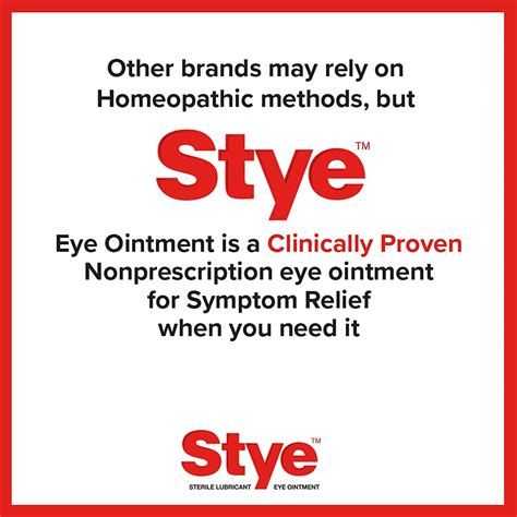 Stye Sterile Lubricant Eye Ointment 0125oz Ophthalmologist Tested