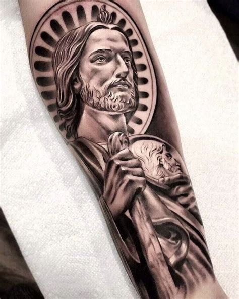 40 St Jude Tattoo Designs For Men Religious Ink Ideas Artofit