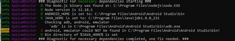 Adb Is Working Appium Doctor Doesnt Recognize Support Appium Discuss