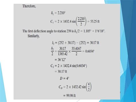 Horizontal Alignment Curve The Horizontal Alignment Consists Of