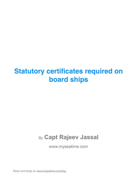 Solution Statutory Certificates Studypool
