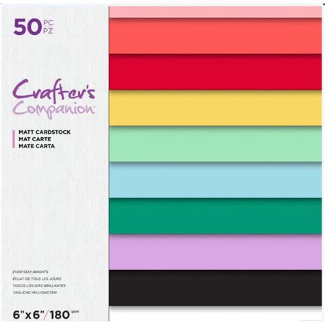 Everyday Brights 6 X 6 Paper Pad From Crafters Companion