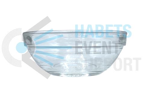 Kom Schaal Glas Rond Ø14 Habets Event Support