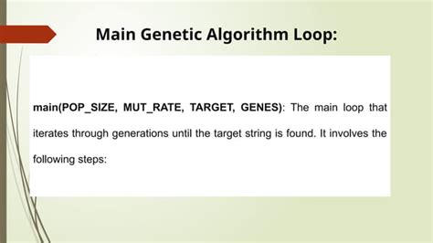 Genetic Algorithm In Python Programmingpptx