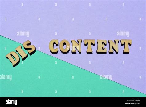 Content Discontent Words With Opposite Positive And Negative Meanings