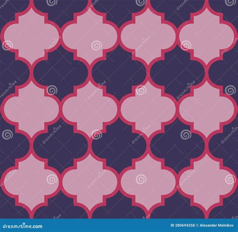 Abstract Seamless Moroccan Trellis Patterns Stock Illustration Illustration Of Lantern