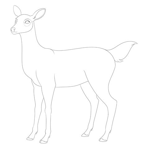 Doe Lineart F2u On Toyhouse