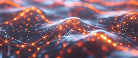 Premium Photo D Rendering Of Neural Network Showing Electrical Impulses Between Neurons
