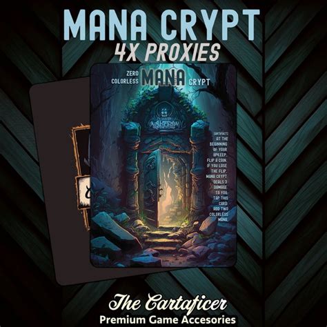 Mana Crypt Proxy Etsy