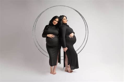 Identical Twin Sisters Pregnant At The Same Time Mod L Photography Dallas Fine Art Photographer