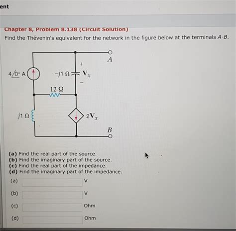 Solved Chapter 8 Problem 8053 Circuit Solution Find Vs