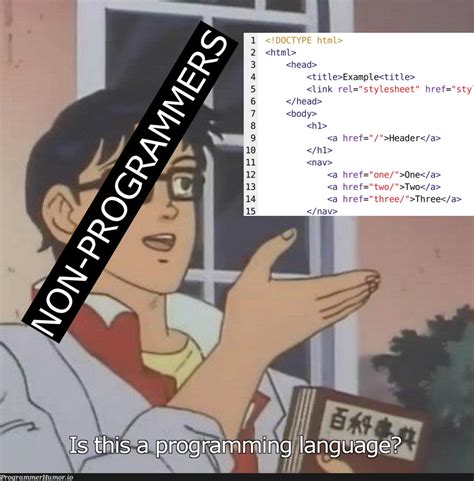Is This A Programming Language ProgrammerHumor Io