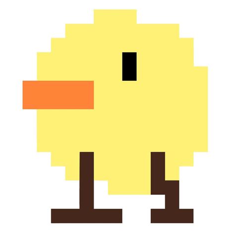 Cute Pastel Illustration Kawaii Pixel Chick Sticker 55179576 Vector Art At Vecteezy