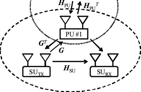 Cognitive Radio Network With Primary And Secondary User Pairs Download Scientific Diagram