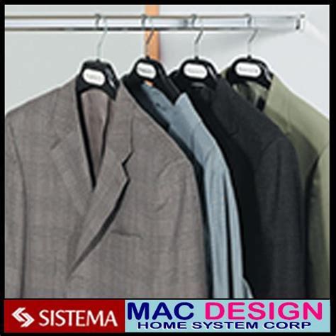 Sistema Ah006 And 2 Ch006ha Cabinet Hanger Rod Holder Aluminum 1 Pc Oval