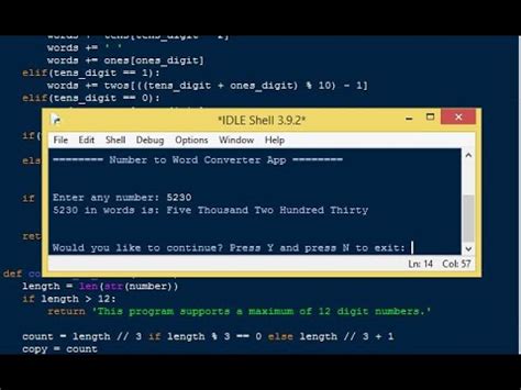 Simple Number To Words Converter App In Python YouTube