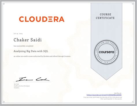 Sql Bigdata Cloudera Coursera Dataanalytics Datascience