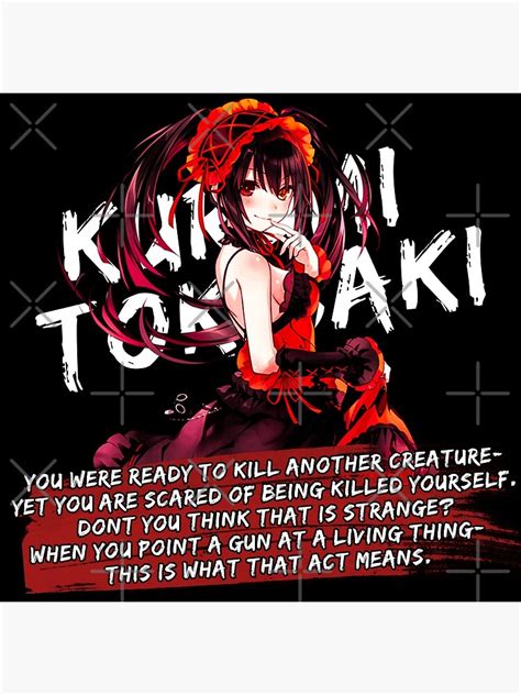 Kurumi Tokisaki Date A Live Anime Quotes Photographic Print For