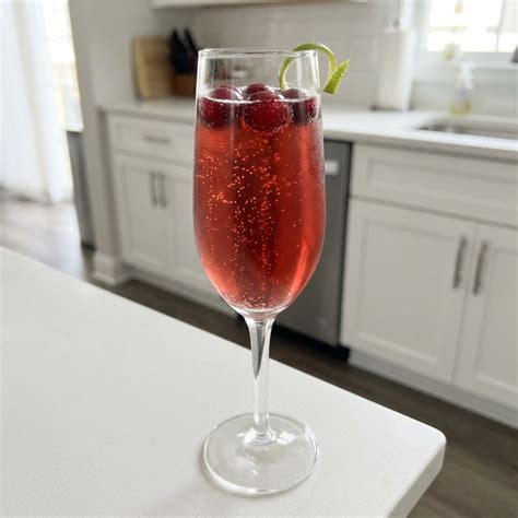 Champagne And Cranberry Juice Cocktail Recipe Thirsty Tales