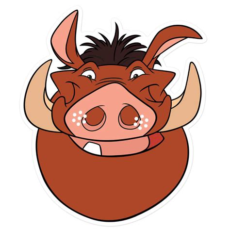 Pumbaa The Lion King Card Mask Celebrity Masks Party Packs