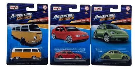 Adventure Force Maisto Vw Autos A Escala 164 Pack Meses Sin Interés