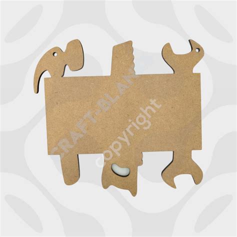 Hanging Tool Plaque Can Be Personalised Decoupage Craft Blanks