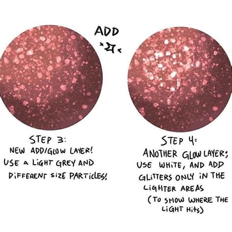 How To Draw Glitter On Photos