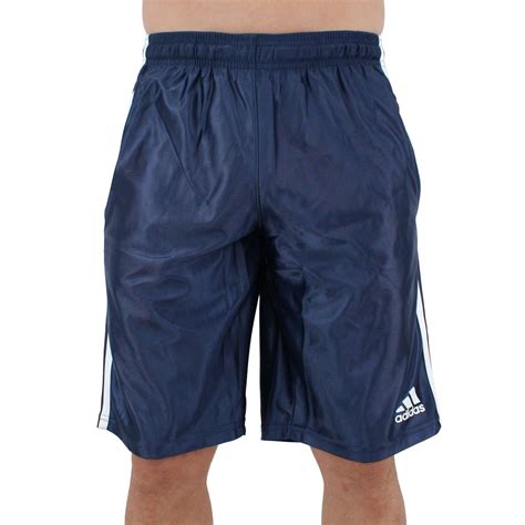 Adidas Mens Basketball Shorts Dazzle Three Stripes 11 Slim Fit