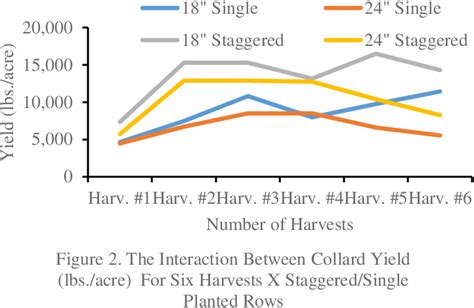 figure 2 from two inter row spacing and staggered planting on collard