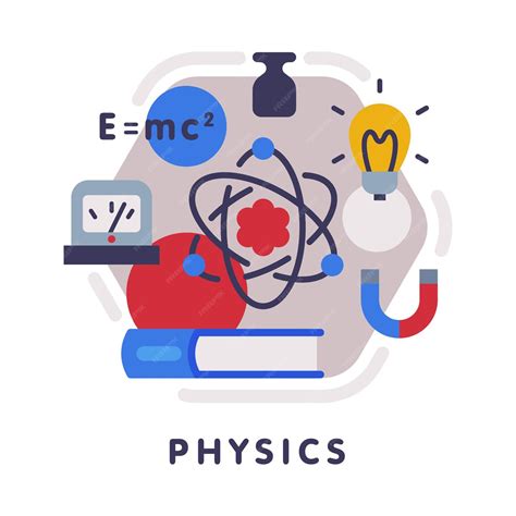Premium Vector Physics School Subject Icon Education And Science
