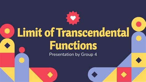 Limit Of Transcendental Functions