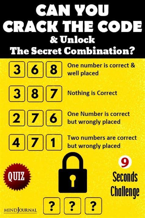Can You Crack The Code Puzzle In 9 Seconds Fun Game Time