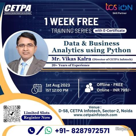 Master Data And Business Analytics Using Python From Cetpa Education