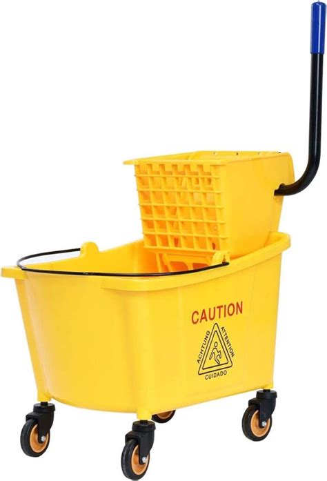 Industrial Mop Bucket With Wringer 32l Orb Distributors