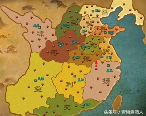 东汉十三州一部详细地图：各州所辖各郡、封国明细 每日头条