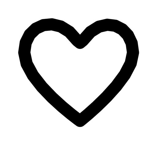 Heart Outlined Vector Svg Icon Svg Repo