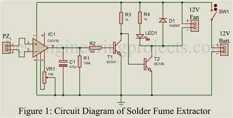 Solder Fumes Extractor Circuit Engineering Projects