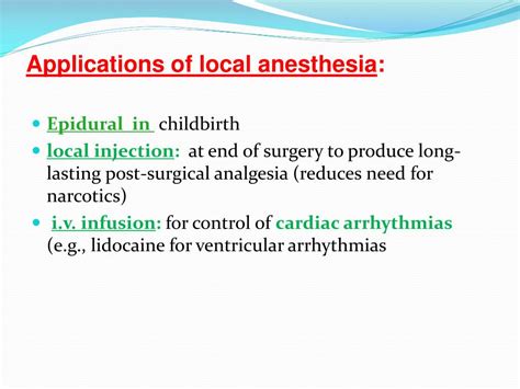 Ppt Local Anesthetics Powerpoint Presentation Free Download Id 463204