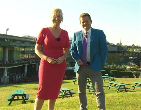 Carol Kirkwoods Breakfast Co Star Mike Bushell Appears To Cop A Feel Of Her Ample Chest