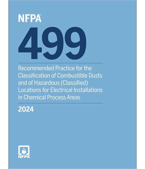Nfpa 499 Practice For Classification Of Combustible Dusts