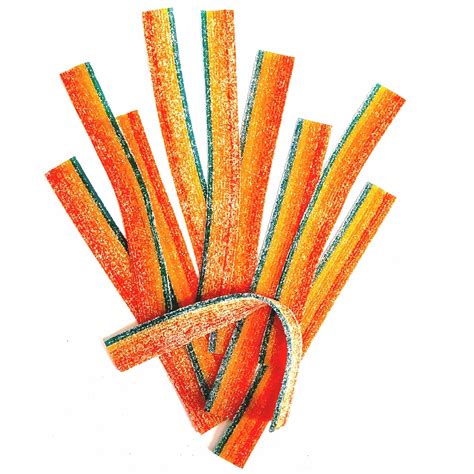 Huer Rainbow Sour Streamers Licorice Candy