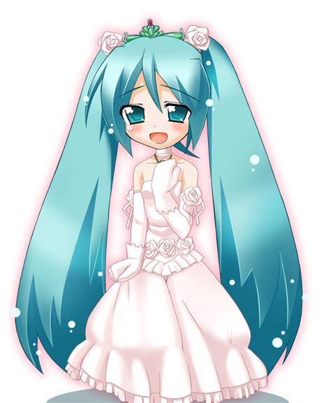 Safebooru 1girl Alternate Costume Aqua Eyes Aqua Hair Artist Request