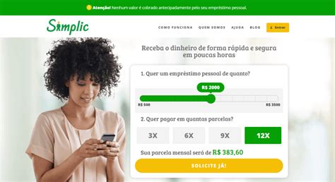 Empréstimo Simplic Solicitação 100 Online E Dinheiro Liberado Rápido