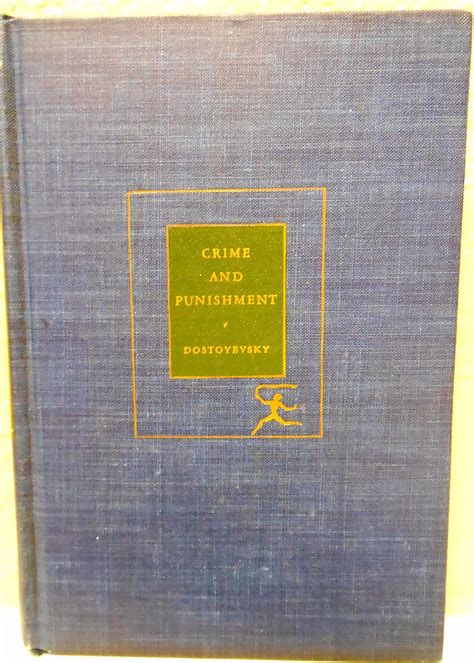 Crime And Punishment Modern Library First Edition By