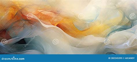 Convergence Of Translucent Layers And Textures Creating A Dreamlike And Ethereal Abstract