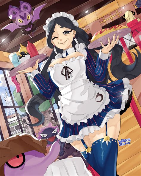 Wanderjegson Cynthia Pokemon Drasna Pokemon Garchomp Gastly