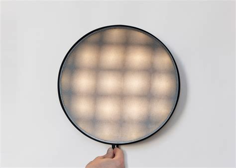 David Derksens Moiré Lights Rotate To Create Moving Patterns